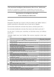 Technical Manual for the Trait Emotional Intelligence Questionnaires