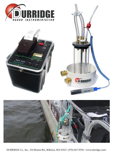 RAD AQUA Flyer - Durridge.com