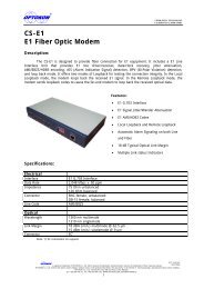 ctm-100/p (850) tactical fiber optic modem - DRS Technologies