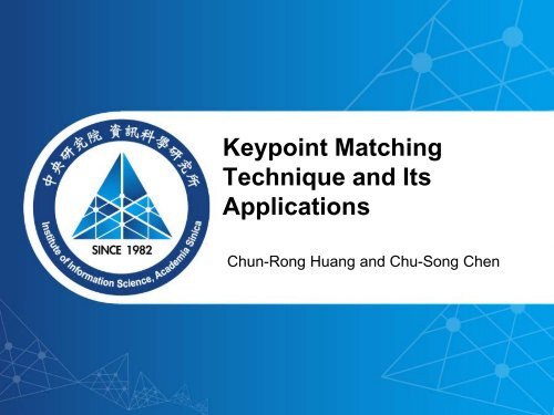 Keypoint Matching Technique and Its Applications