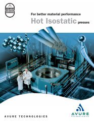 Quintus® Cold Isostatic Dry Bag Presses