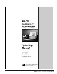 Trilogy Laboratory Fluorometer User's Manual - Turner Designs