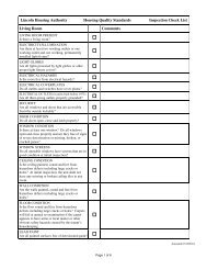 HQS Inspection Checklist - HUD