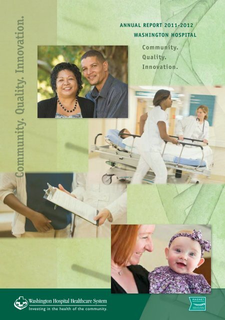 Annual Report 2011-12 - Washington Hospital Healthcare System
