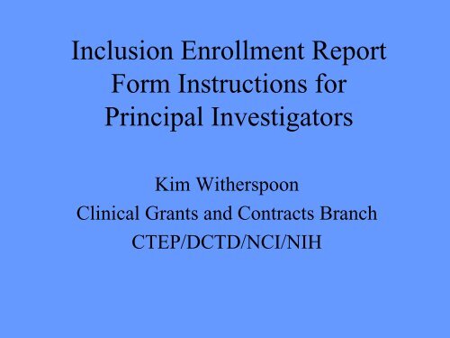 Inclusion Enrollment Report Forms Made Easy - eRA