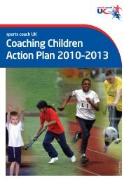 EXAMPLE - Personal Development Plan - sports coach UK