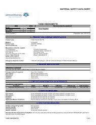 SAFETY DATA SHEET TASKI Tapi TR 103 - Joo Yong