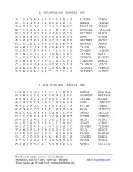 1 Peter Bible Word Search Puzzles - Woodbine Church of Christ
