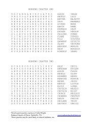 Jeremiah Word Search Puzzles - Woodbine Church of Christ