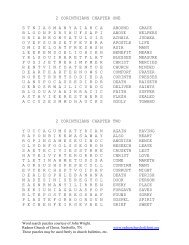 1 Corinthians Bible Word Search Puzzles - Woodbine Church of Christ
