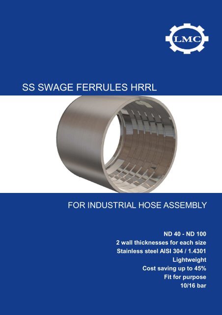 SS SWAGE FERRULES HRRL - LMC-Couplings