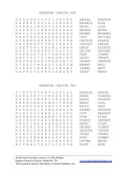 2 Timothy Word Search Puzzles - Woodbine Church of Christ