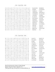 Revelation Word Search Puzzles - Woodbine Church of Christ