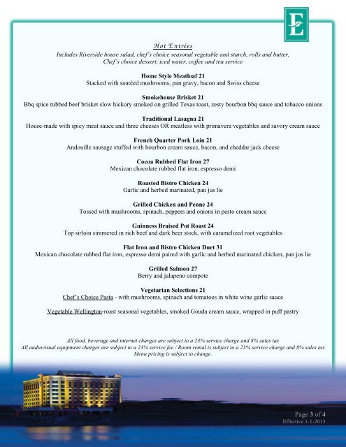 L unch Salads Includes ar