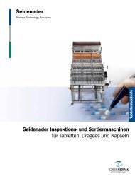 High-Performance Inspection for Ampules, Cartridges ... - Seidenader