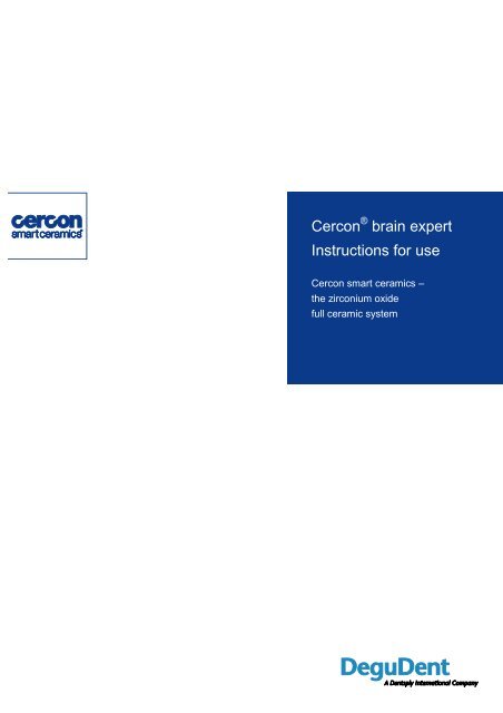 Cercon brain expert multilingual - DeguDent