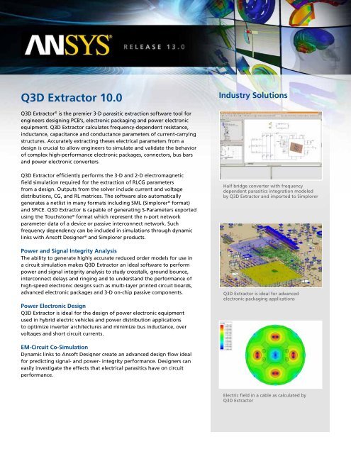 Q3D Extractor 10.0 - PhilonNet Engineering Solutions