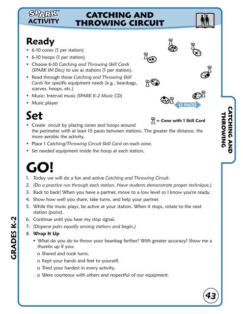 Catching and Throwing Circuit Lesson Plan