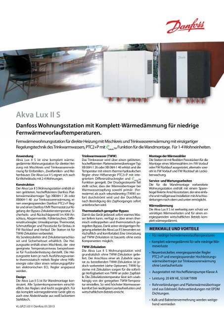 Akva Lux II S - Danfoss GmbH