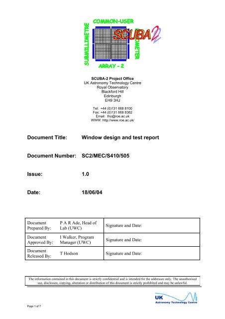 window design and test report.pdf - JACH