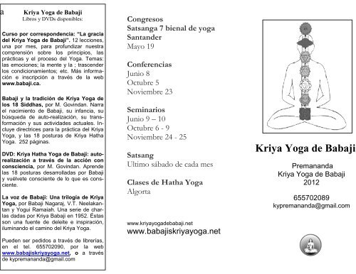 Kriya Yoga de Babaji - Babaji's Kriya Yoga