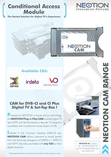 cam range - NEOTION.COM