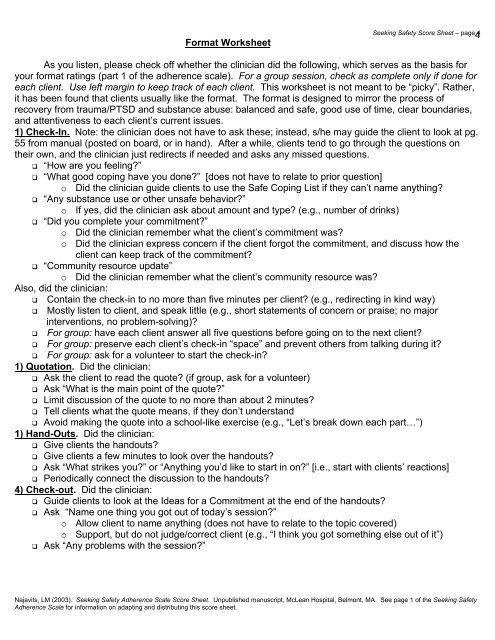 Format Worksheet