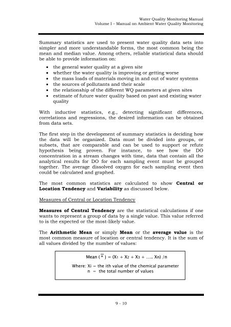 Water Quality Monitoring