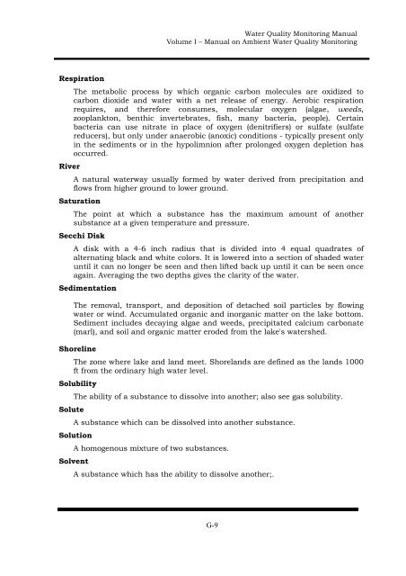 Water Quality Monitoring