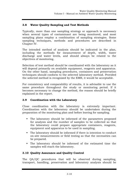 Water Quality Monitoring