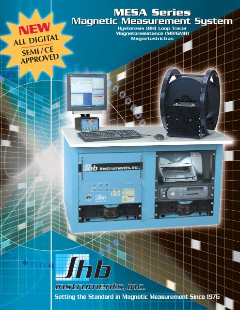 MESA Series MESA Series - Shb Instruments, inc.