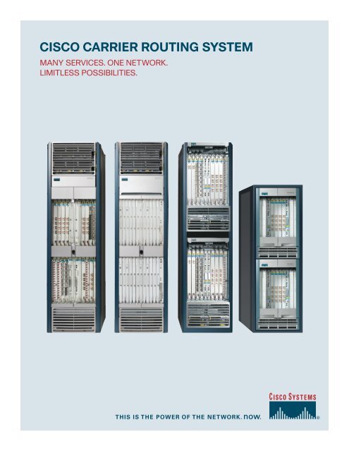 CISCO CARRIER ROUTING SYSTEM - Used Network Equipment