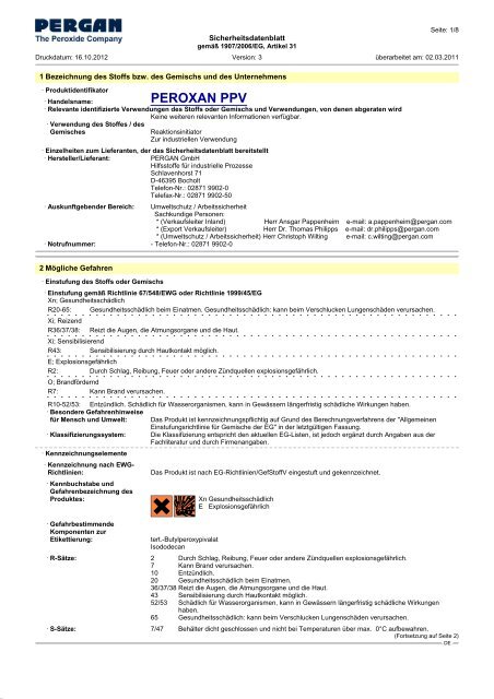 PEROXAN PPV - Pergan GmbH