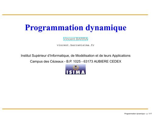 Algorithmique. I Définition