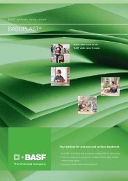 ACRONAL® BASONAL® STYRONAL® - BASF Packaging Portal