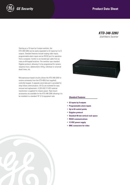 KTD-348-328U - DATASHEET - HQ - Quip