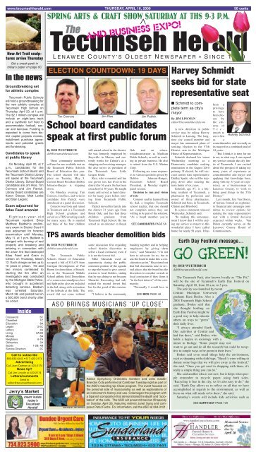 GO GREEN! - Tecumseh Herald