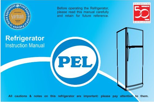 Refrigerator - Pak Elektron Limited