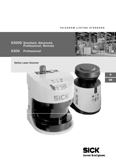 S3000 Standard, Advanced, Professional, Remote, S300 ... - Sick