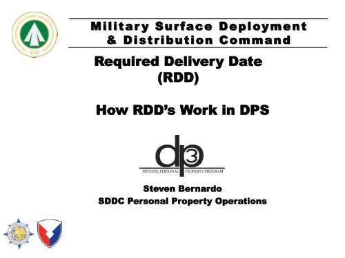 How RDDs Work In DPS - SDDC