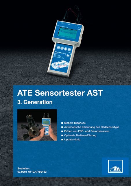 ATE Sensortester AST 3. Generation