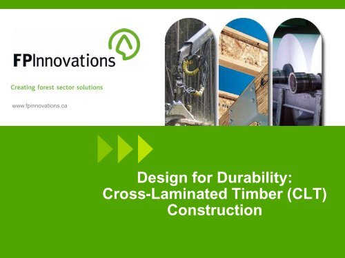 Design for Durability: Cross-Laminated Timber (CLT) Construction