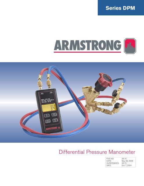 Differential Pressure Manometer - Armstrong Pumps