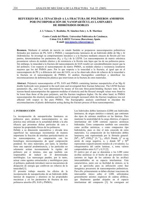 refuerzo de la tenacidad a la fractura de polÃmeros amorfos por ... refuerzo de la tenacidad a la fractura de polÃmeros amorfos por ...