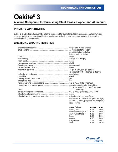 OakiteÂ® 3 - Super Kleen Direct