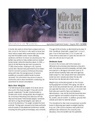 Carcass Inspection - The Deer Initiative