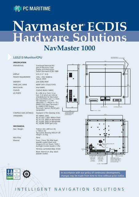 Navmaster ECDIS - PC Maritime