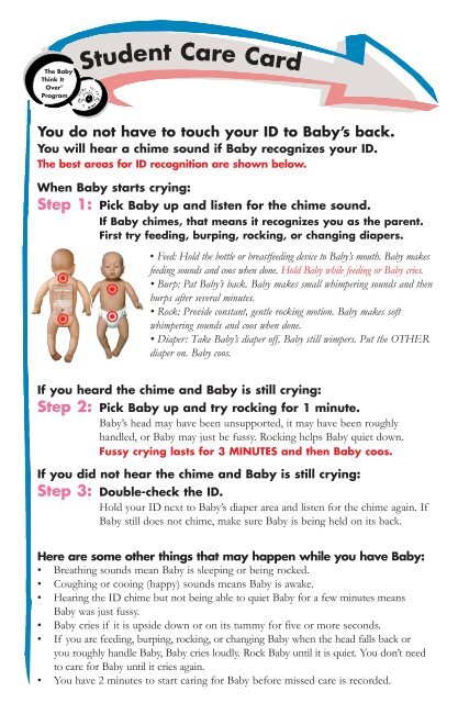 Student Care Card Stu - Virtual Parenting