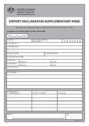 Import Declaration (N10) – Post - Australian Customs Service