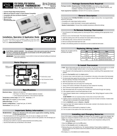 Icm Controls North Syracuse Ny ICM Controls WEAREHVAC